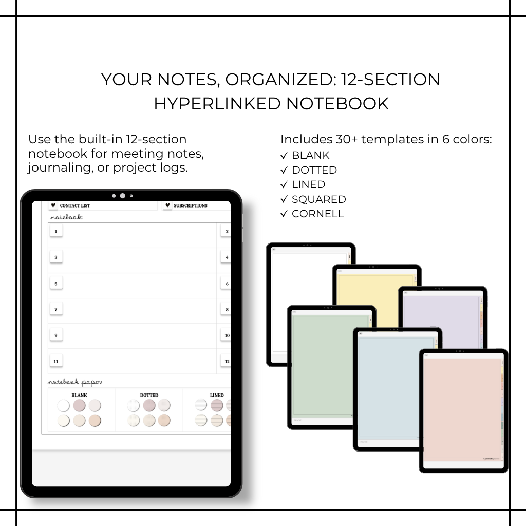 Goodnotes Marketplace | Digital Notebooks, Planners & Covers
